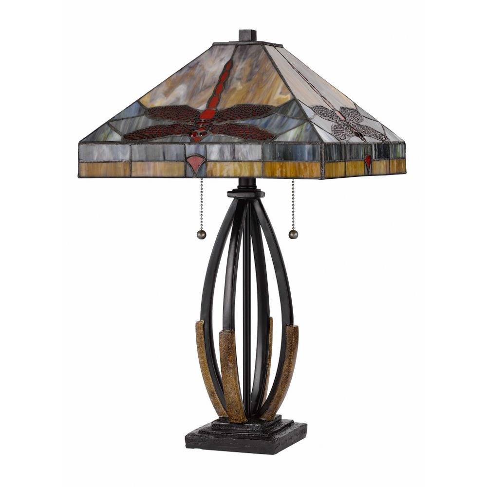 Cal Lighting - BO-3009TB - Tiffany - 2 Light Table Lamp-23.75 Inches ...