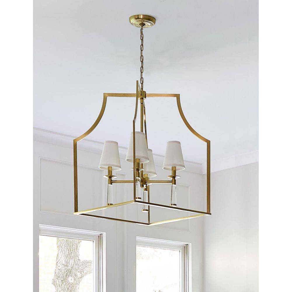 Crystorama Lighting - 8864 - Baxter - Four Light Chandelier in ...