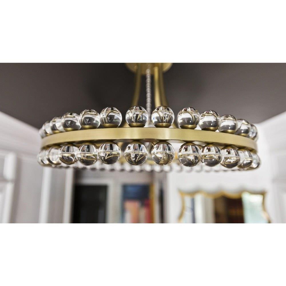 Crystorama Lighting - CLO-8894 - Clover - Four Light Flush Mount