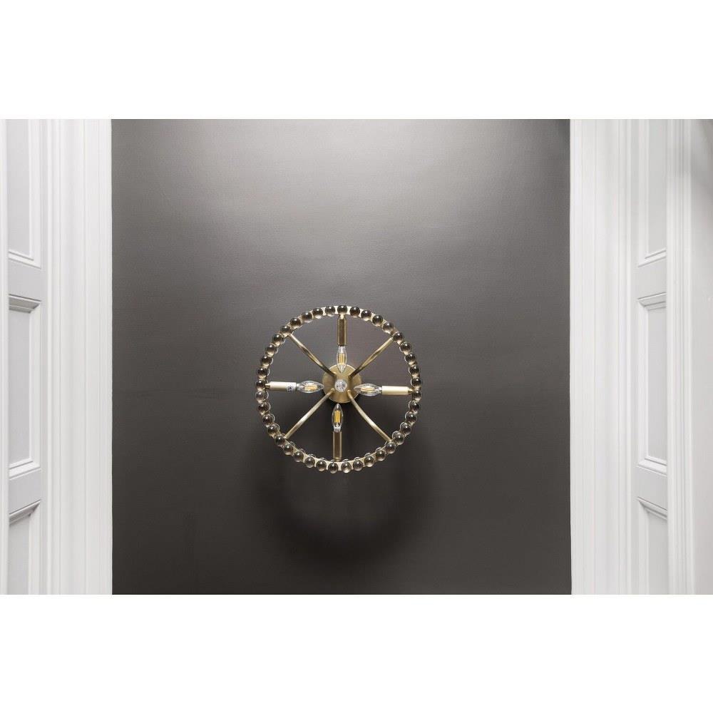 Crystorama Lighting - CLO-8894 - Clover - Four Light Flush Mount
