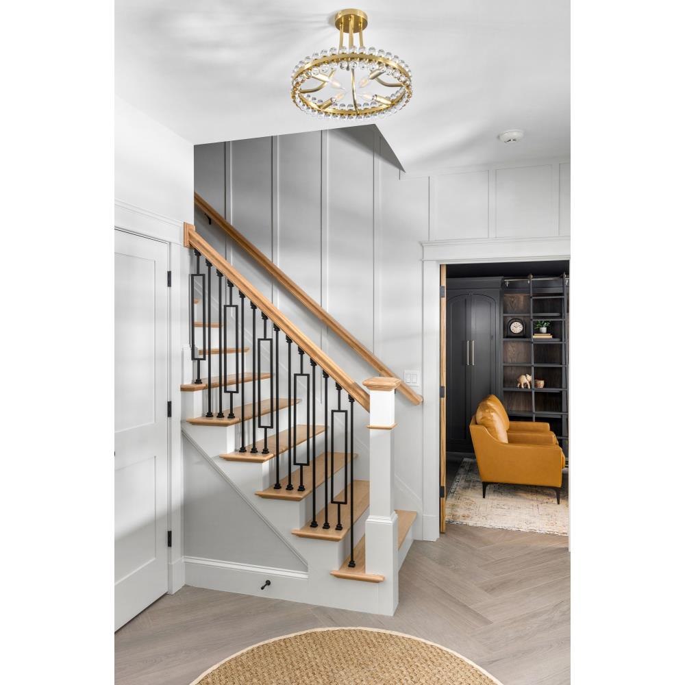 Crystorama Lighting - CLO-8894 - Clover - Four Light Flush Mount