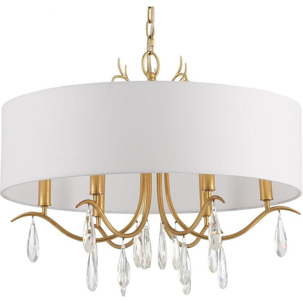 Crystorama Lighting - ROL-18806-GA - Rollins - 6 Light Chandelier-20 ...