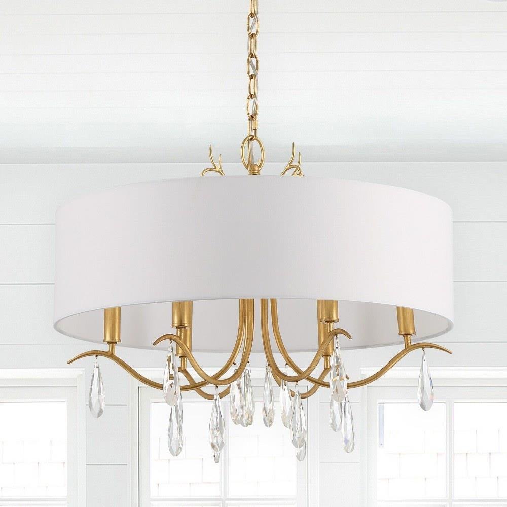 Crystorama Lighting - ROL-18806-GA - Rollins - 6 Light Chandelier-20 ...