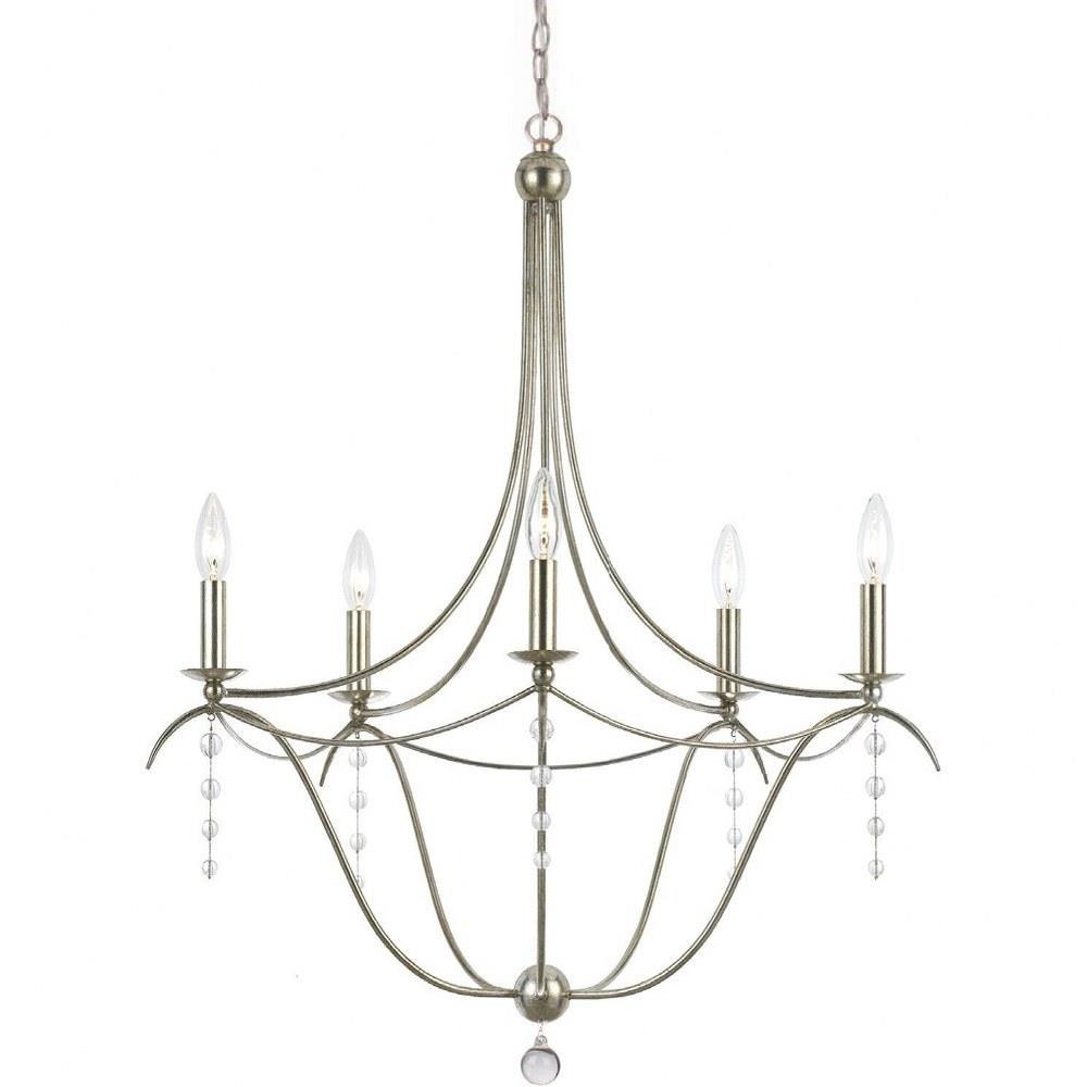 Crystorama Lighting - 435-sa - Metro Ii - Five Light Chandelier