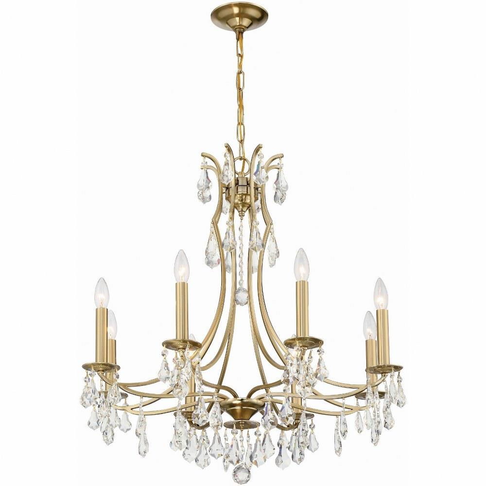 Crystorama Lighting - 5938-VG-CL-MWP - Cedar - 8 Light Chandelier-29 ...