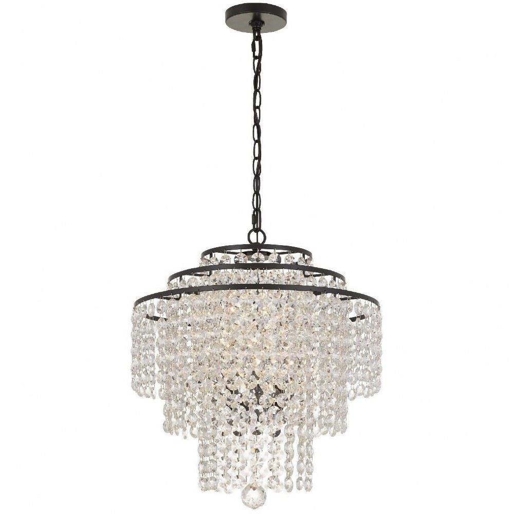 Crystorama Lighting - ARI-304 - Arielle - Three Light Chandelier in ...