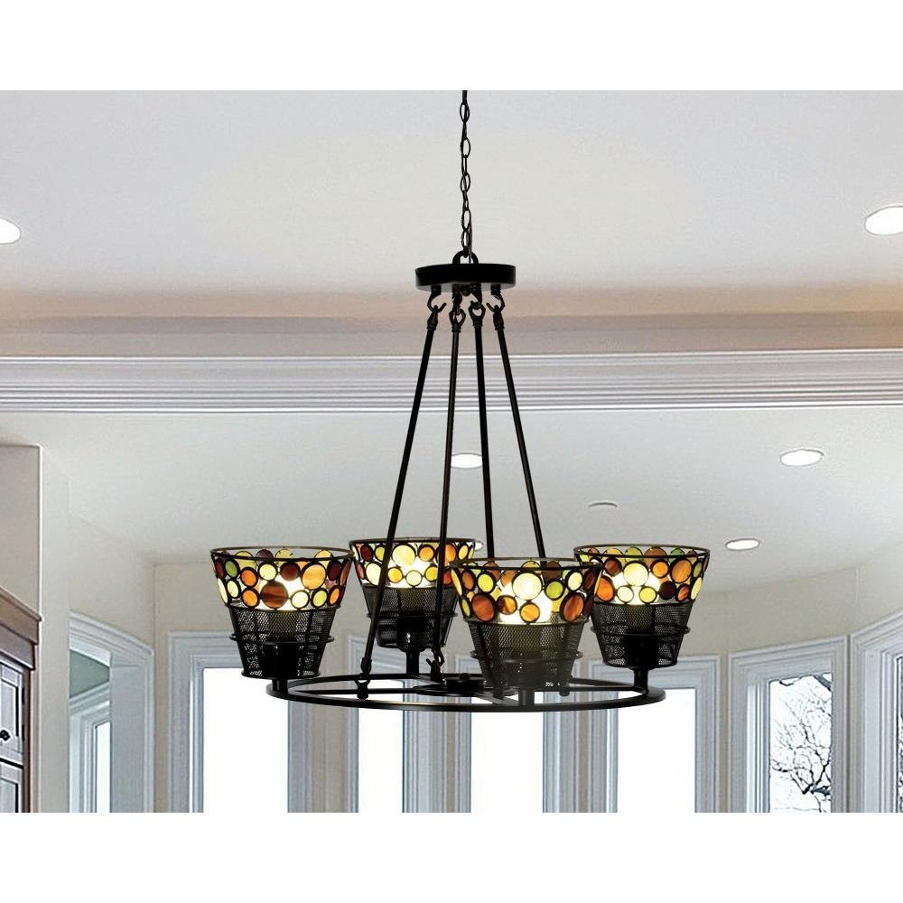 Dale Tiffany Lighting - TH18334 - Pasqual - 4 Light Mesh Pendant