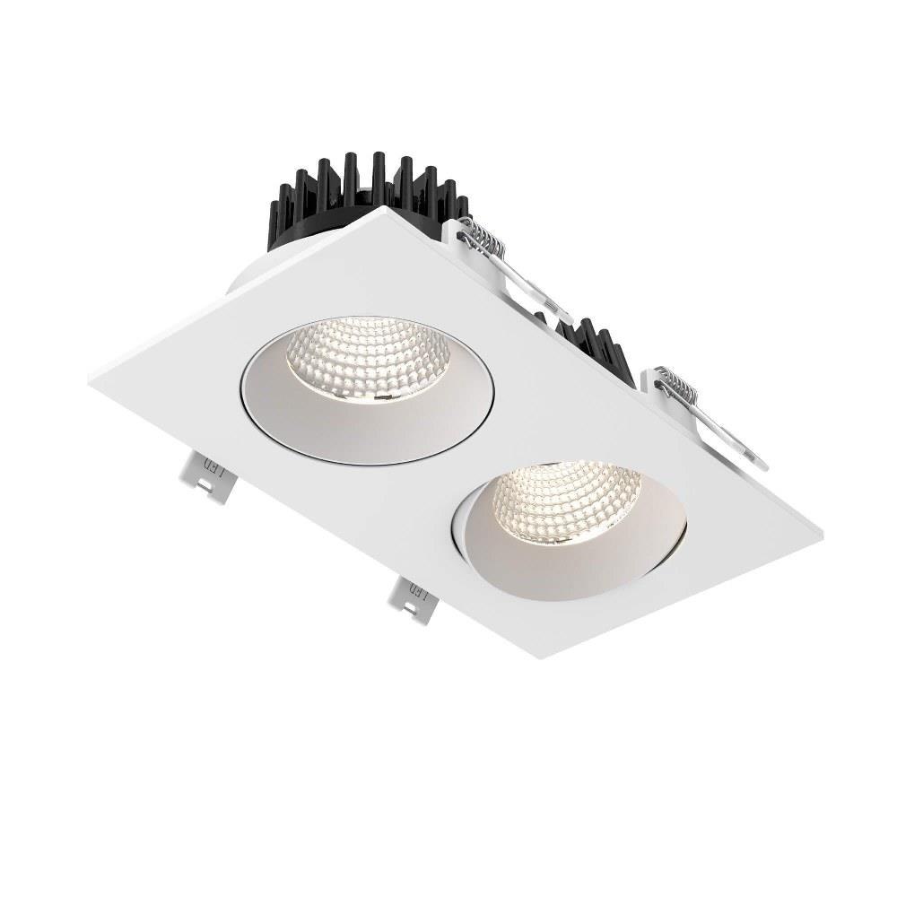 DALS Lighting - GBR35-CC-DUO-WH - Revolve Duo - 48W 2 LED Regressed ...