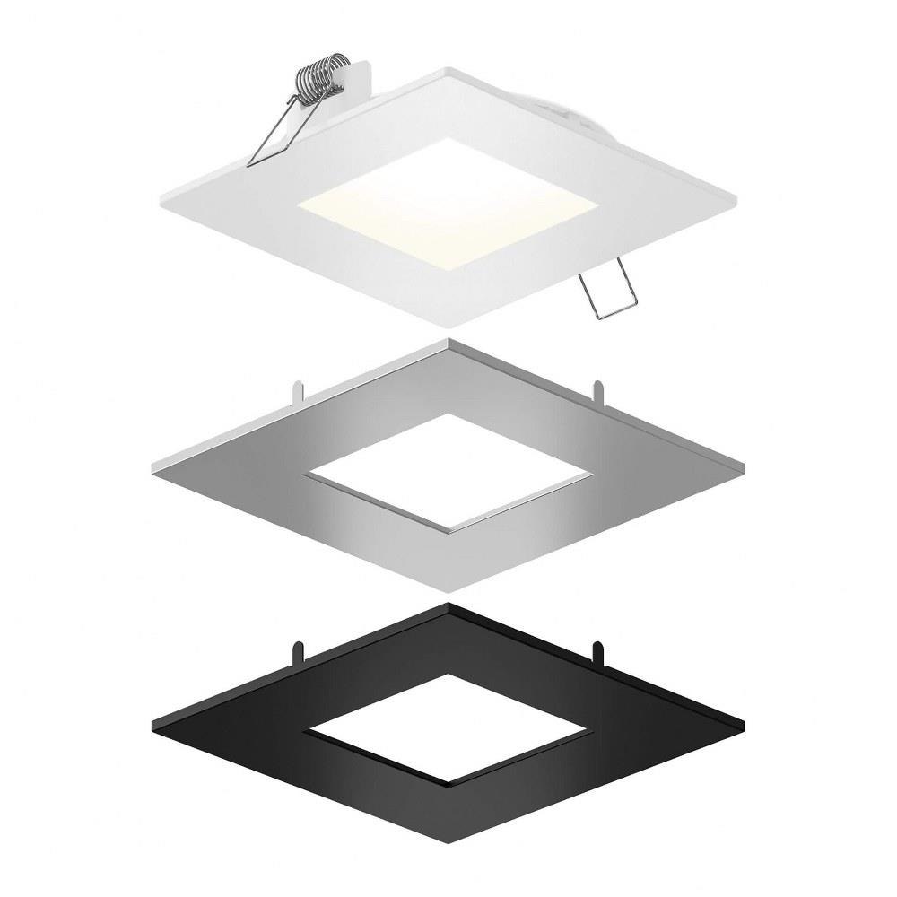 DALS Lighting - spn6sq-cc-3t - 14W 1 LED Square Recessed Panel Light ...