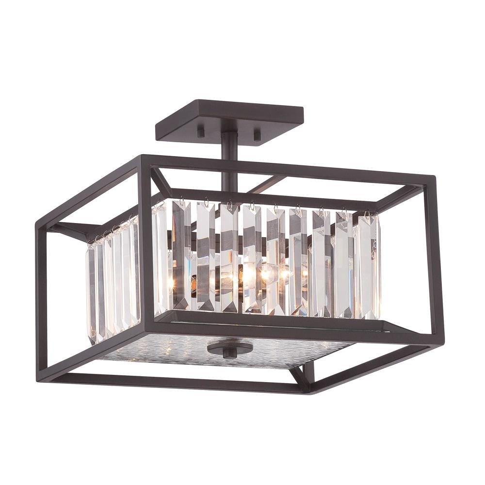 Designers Fountain - 87411 - Linares - Three Light Semi-Flush Mount