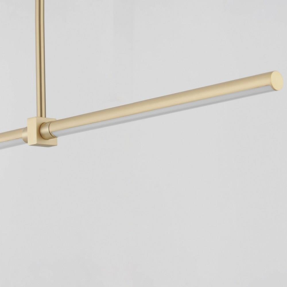 ET2 Lighting - E21355 - Dorian - 14W 2 LED Linear Pendant-1 Inches Tall and 1 Inches Wide