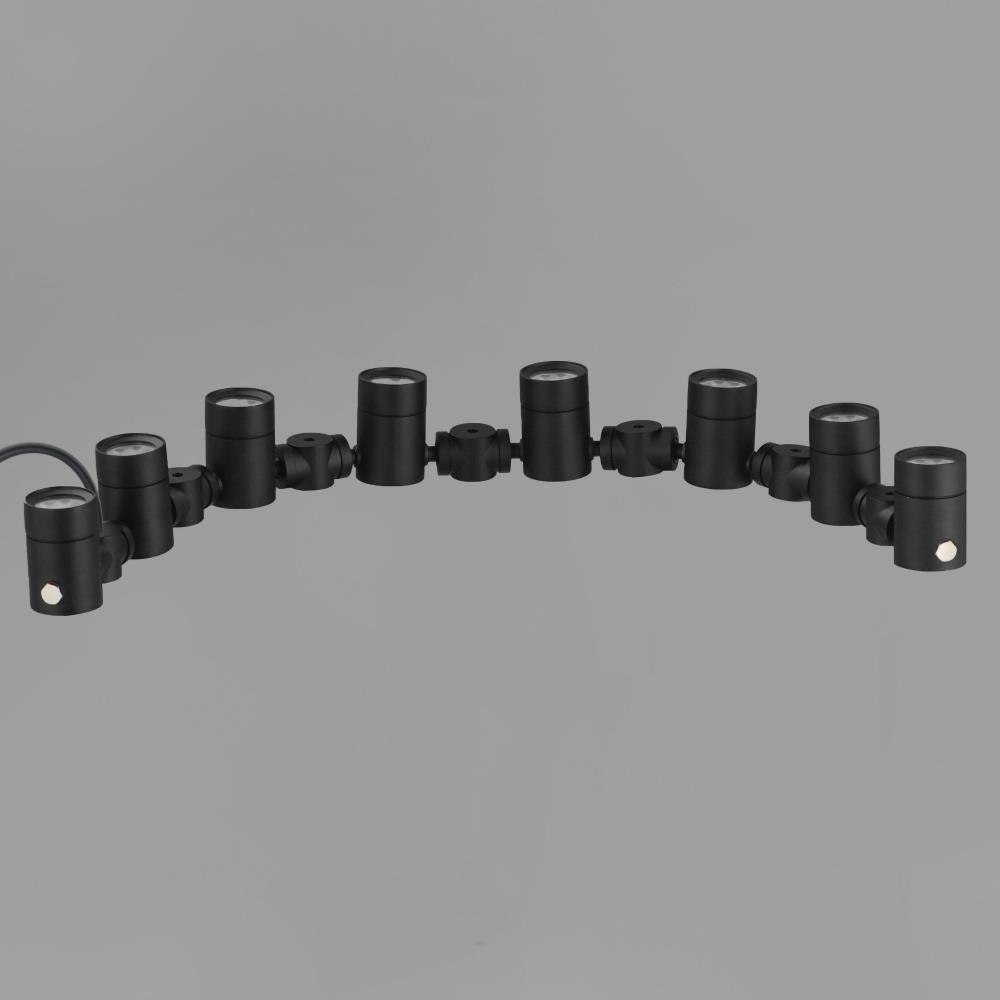 ET2 Lighting - E42318-BK - Tree Hugger - 5W 8 LED Outdoor Pathway Light-3 Inch Tall and 35.5 ...