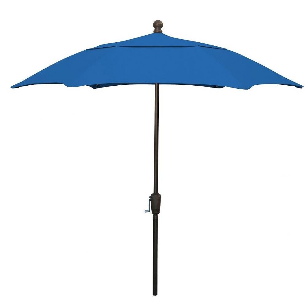 Fiberbuilt Umbrellas - 7HCR - 7.5 Foot Hexagon 6 Rib Crank Patio Umbrella