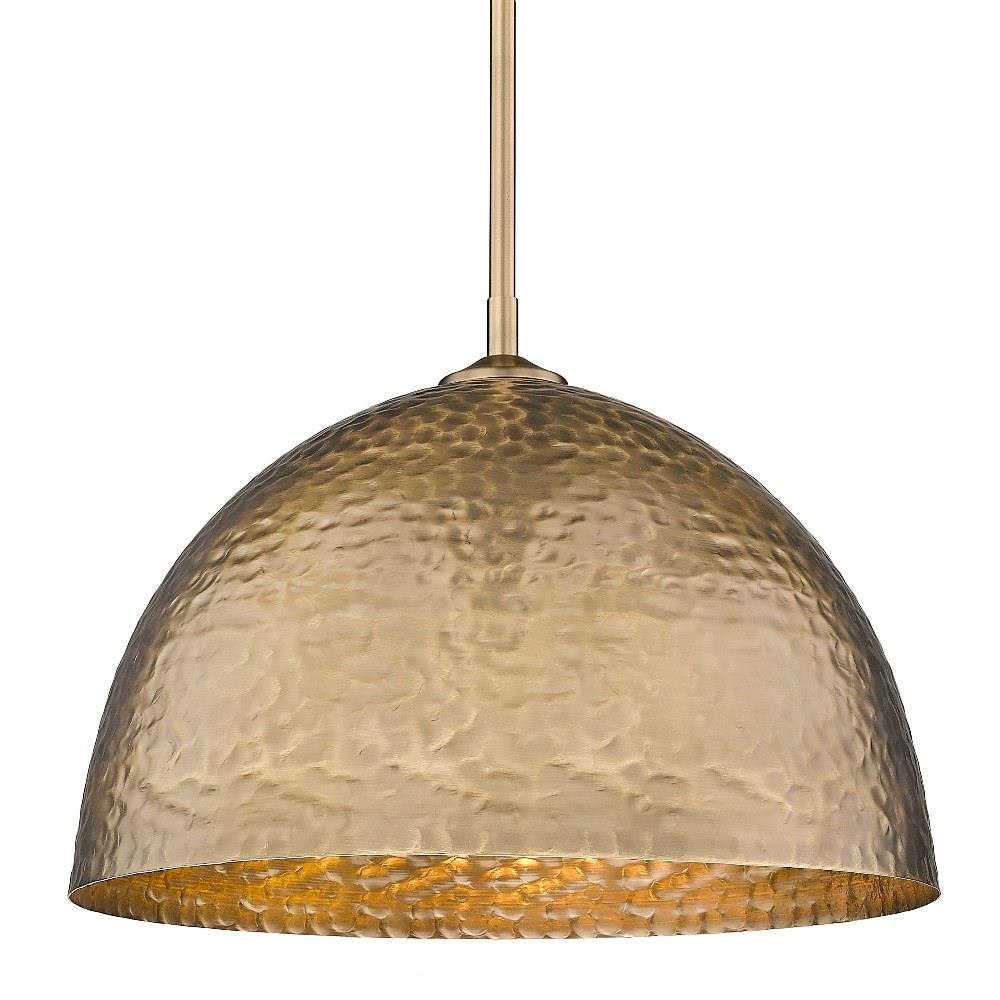 Golden Lighting - 6950-L MBS - Shepard - 1 Light Pendant In Modern ...