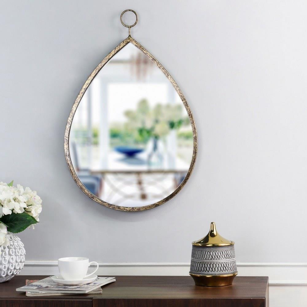 Harp & Finial - HFM12521DS - Haile - 24 Inch Teardrop Mirror