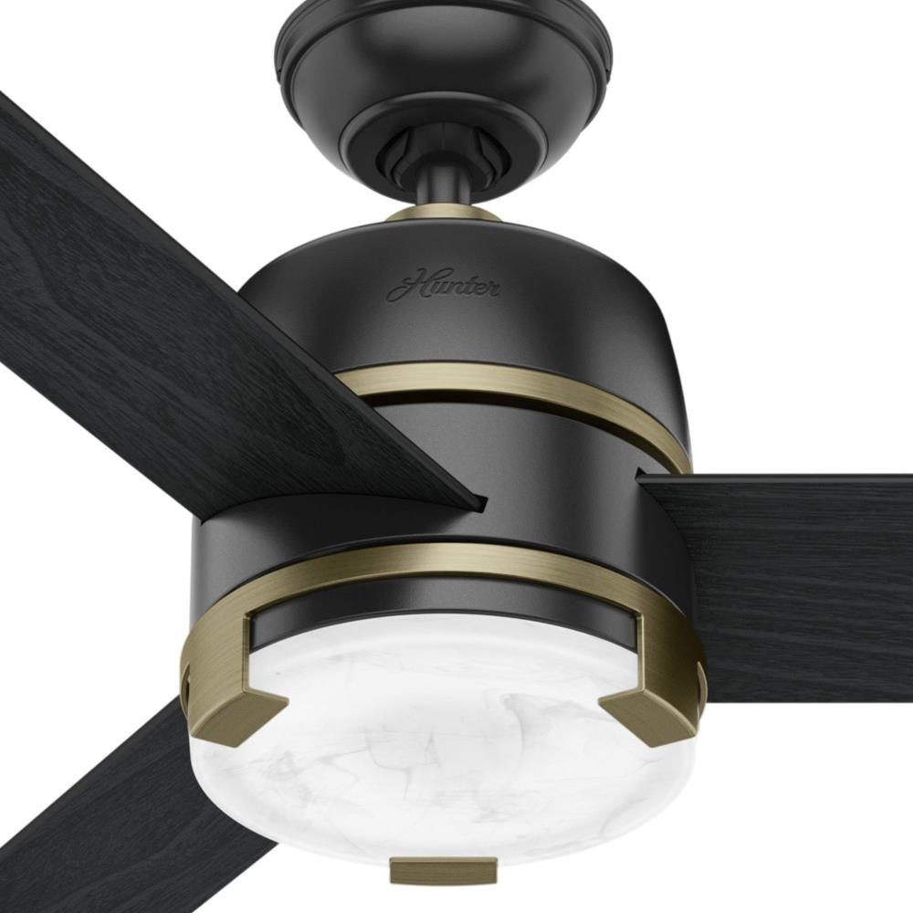Hunter Fans - 59290 - Bureau 60 Inch Ceiling Fan with LED Light Kit and ...