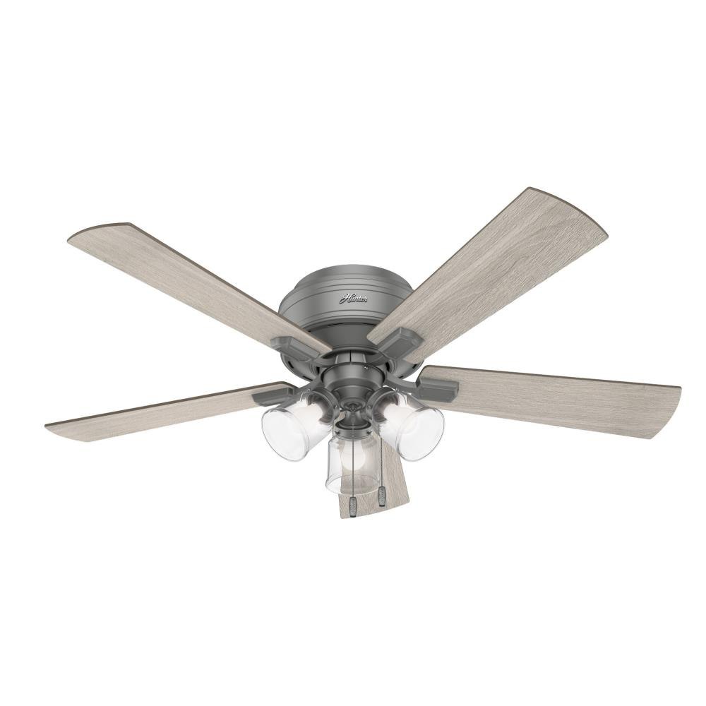 Hunter Fans - 1000749 - Crestfield 52 Inch Low Profile Ceiling Fan with ...