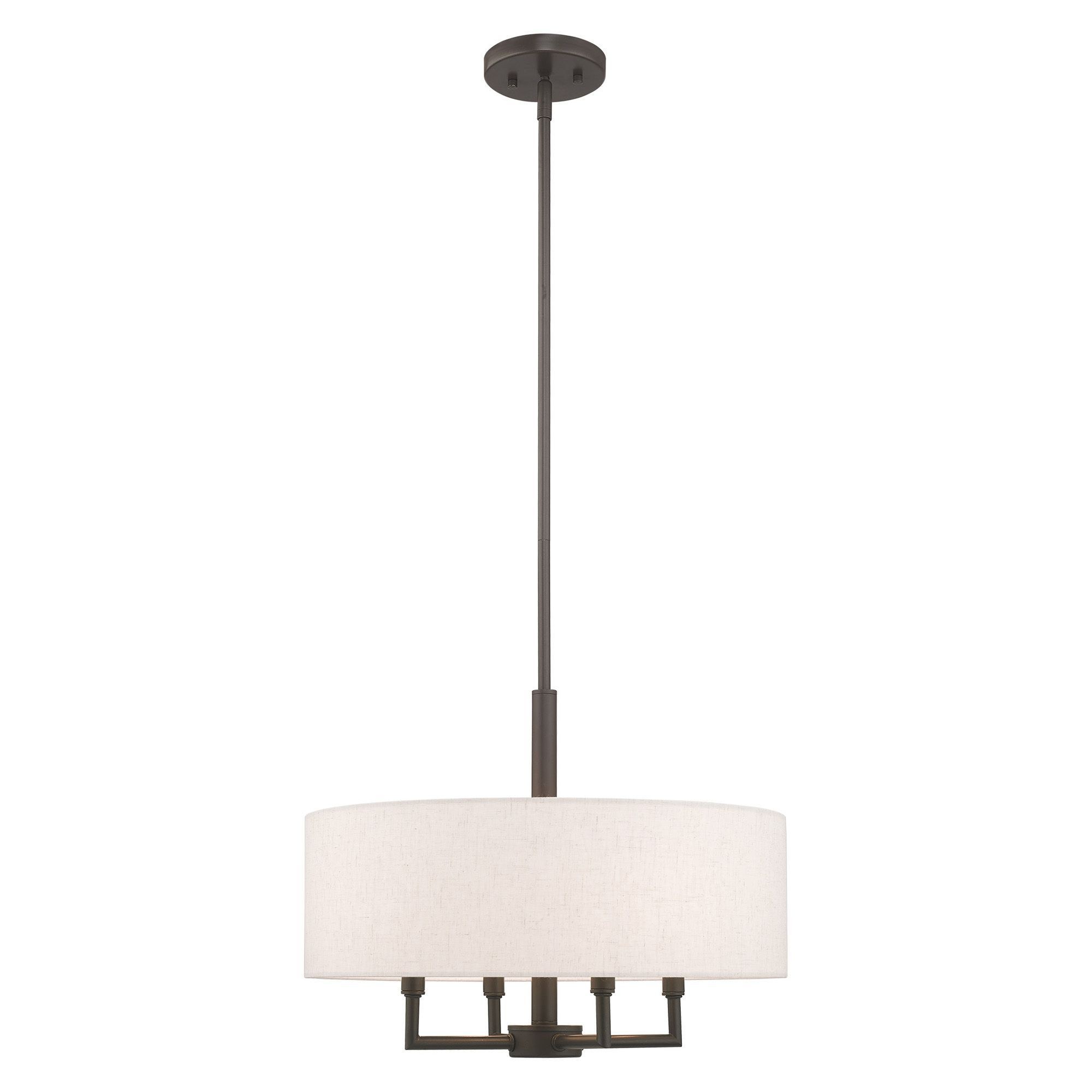 Used Livex Lighting 42604-92 Meridian - 4 Light Pendant in Modern Style ...
