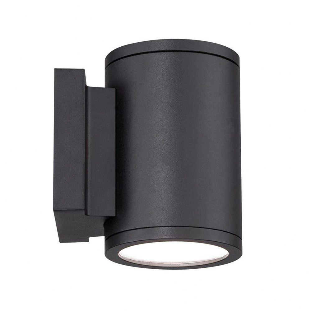 Used WAC Lighting WS-W2604-BK Tube 32W 1 LED Wall Sconce-Black Finish ...