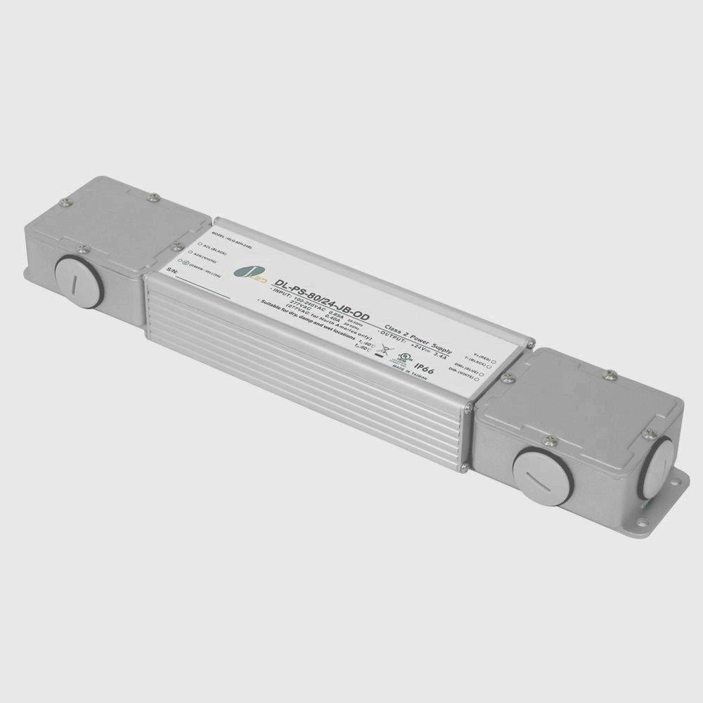 Jesco Lighting - DL-PS-80/24-JB-OD - Accessory - 24V 80W Hard-Wire ...