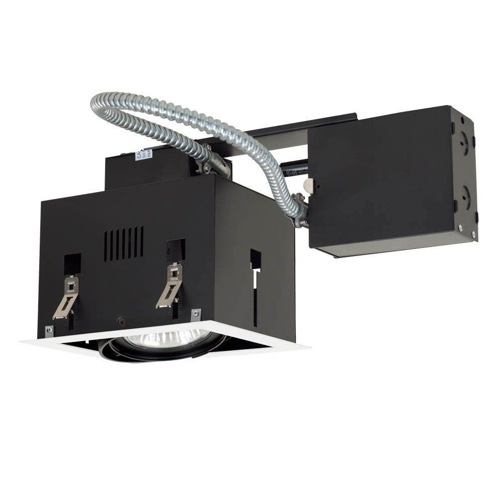 Jesco Lighting - MGRP30-1WB - One Light Double Gimbal Recessed Line ...