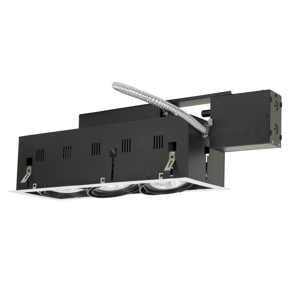 Jesco Lighting - MGRP30-3WB - Three Light Double Gimbal Linear Recessed ...