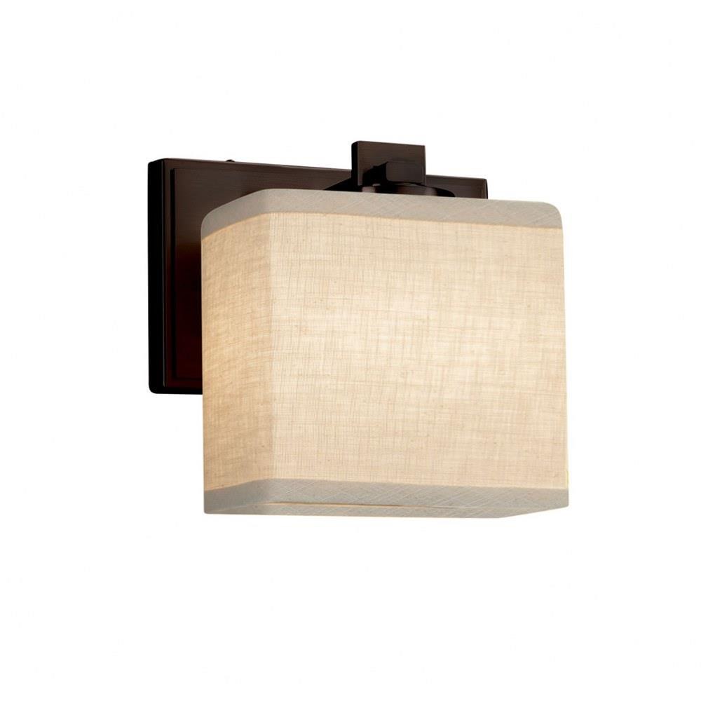 Justice Design - FAB-8447-55-CREM - Textile Era - 1 Light ADA Wall ...