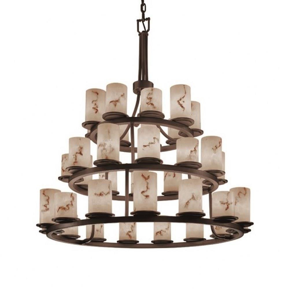 Justice Design - FAL-8712-10 - LumenAria Dakota - 36 Light 3-Tier Ring ...