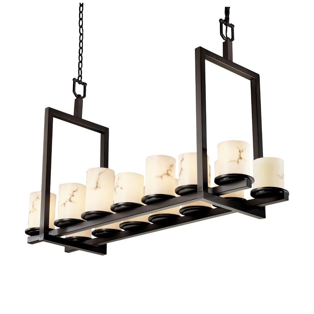 Justice Design - FAL-8769-10 - LumenAria Dakota - 14 Light Short Bridge ...