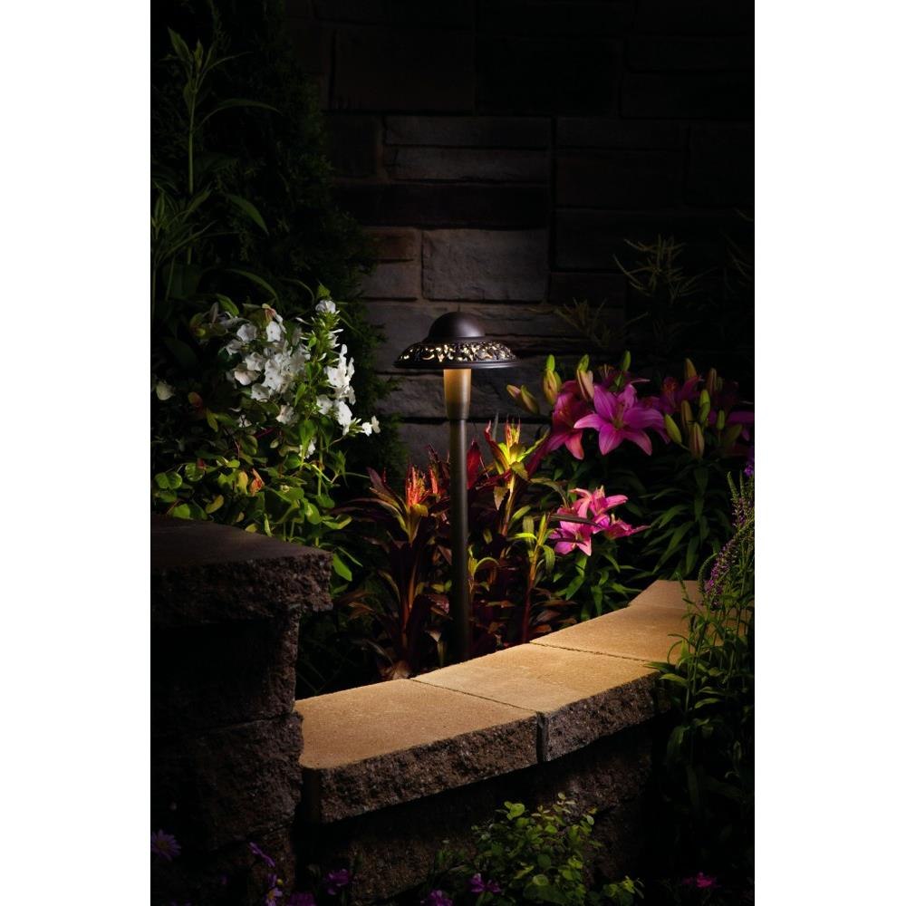 Kichler Lighting - 15857 - Pierced Dome - 2W 3 LED Pierced Dome Path ...