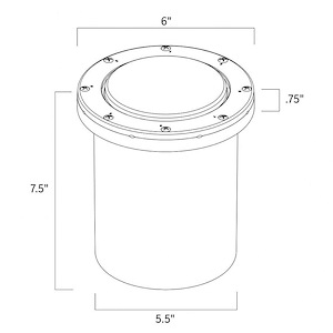 Kichler Lighting - 16024 - VLO - 17W 1 LED 35 Degree In-Ground Accent ...