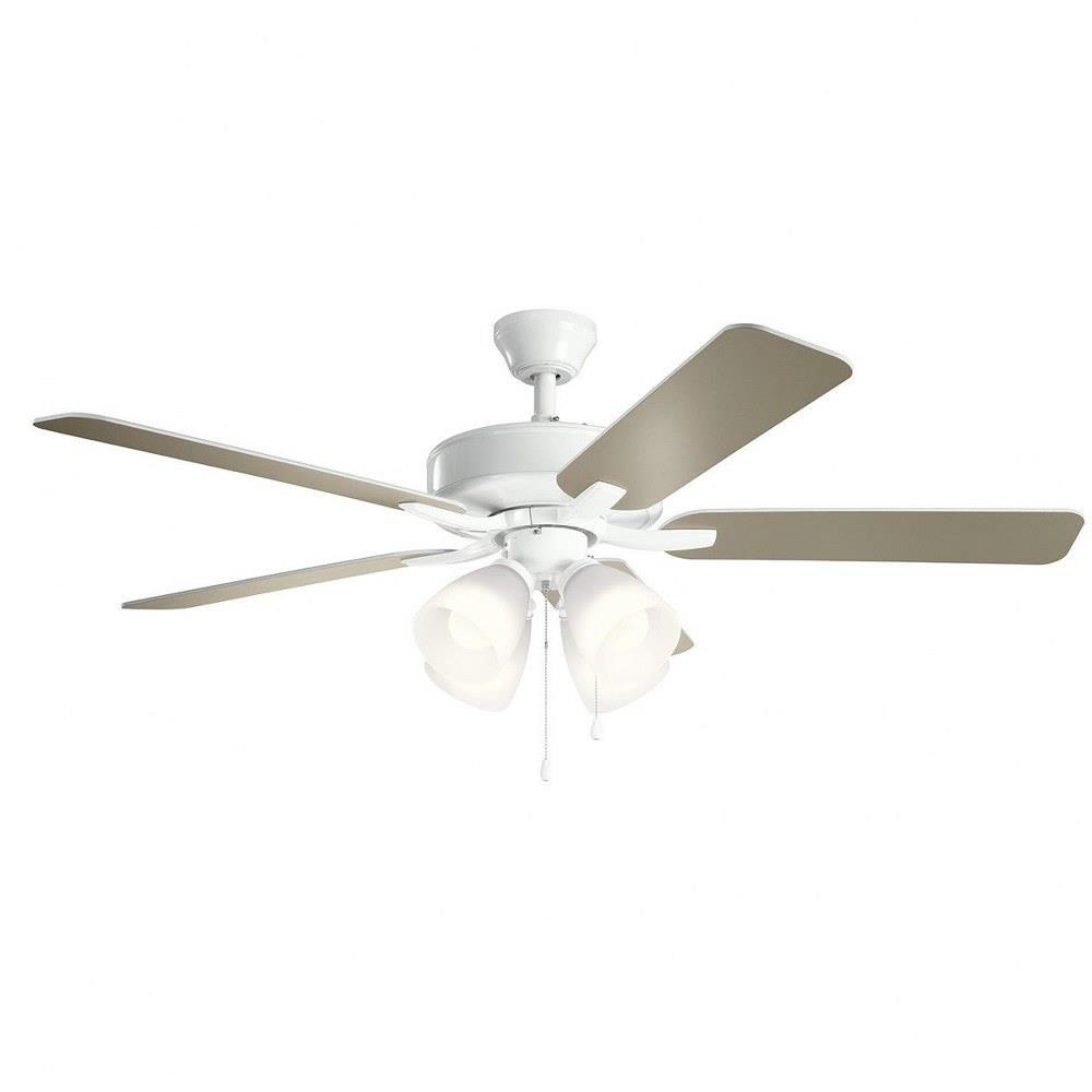 Kichler Lighting - 330016 - Basics Pro Premier - Ceiling Fan with Light ...