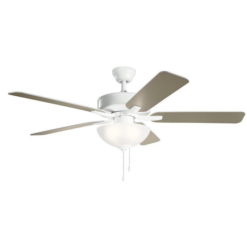 Kichler Lighting - 330017 - Basics Pro Select - Ceiling Fan with Light ...