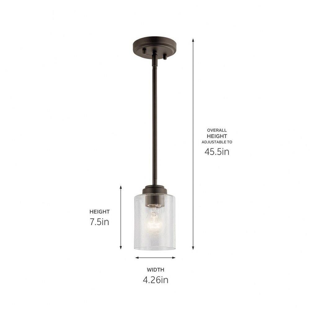 Kichler Lighting - 44032 - Winslow - 1 light Mini Pendant - 7 inches ...