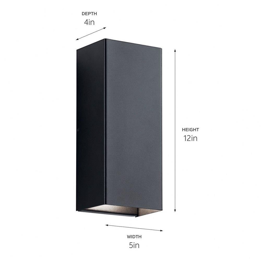 Kichler Lighting - 49551 - Walden - 56W 2 LED Outdoor Wall Mount - 12 ...