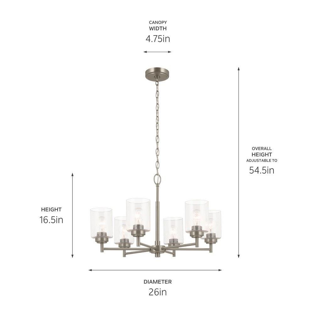 Kichler Lighting - 52616 - Winslow - 6 Light Large Chandelier In ...