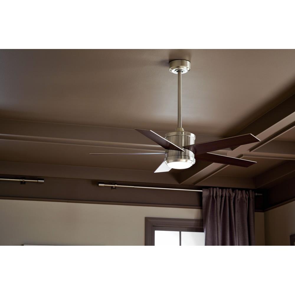 Kichler Lighting - 300048 - Brahm - 5 Blade Ceiling Fan with Light Kit ...