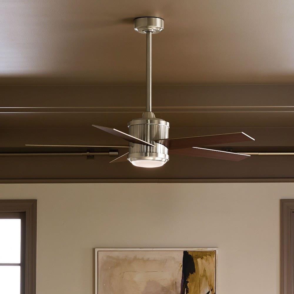 Kichler Lighting - 300048 - Brahm - 5 Blade Ceiling Fan with Light Kit ...
