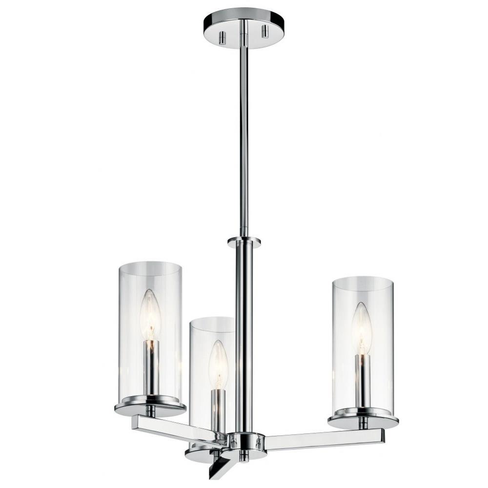 Kichler Lighting - 43997 - Crosby - 3 light Convertible Chandelier ...