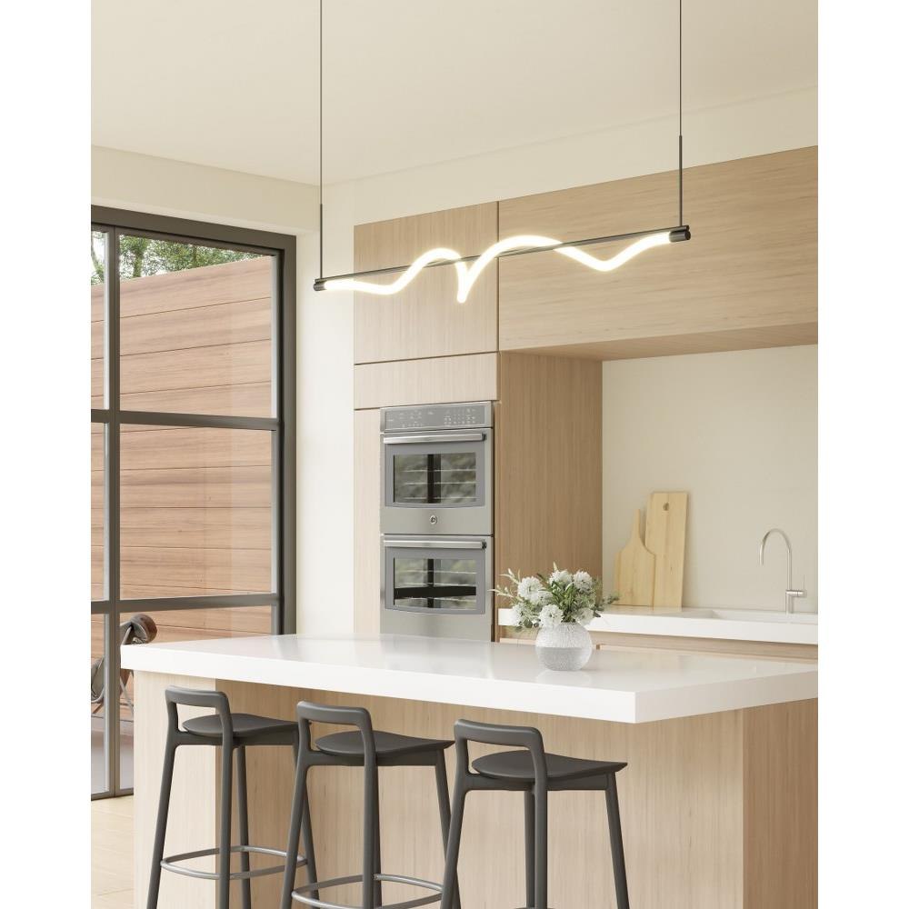 Kuzco Lighting - LP95354-BK - Cursive - 27W LED Linear Pendant-13.13 ...