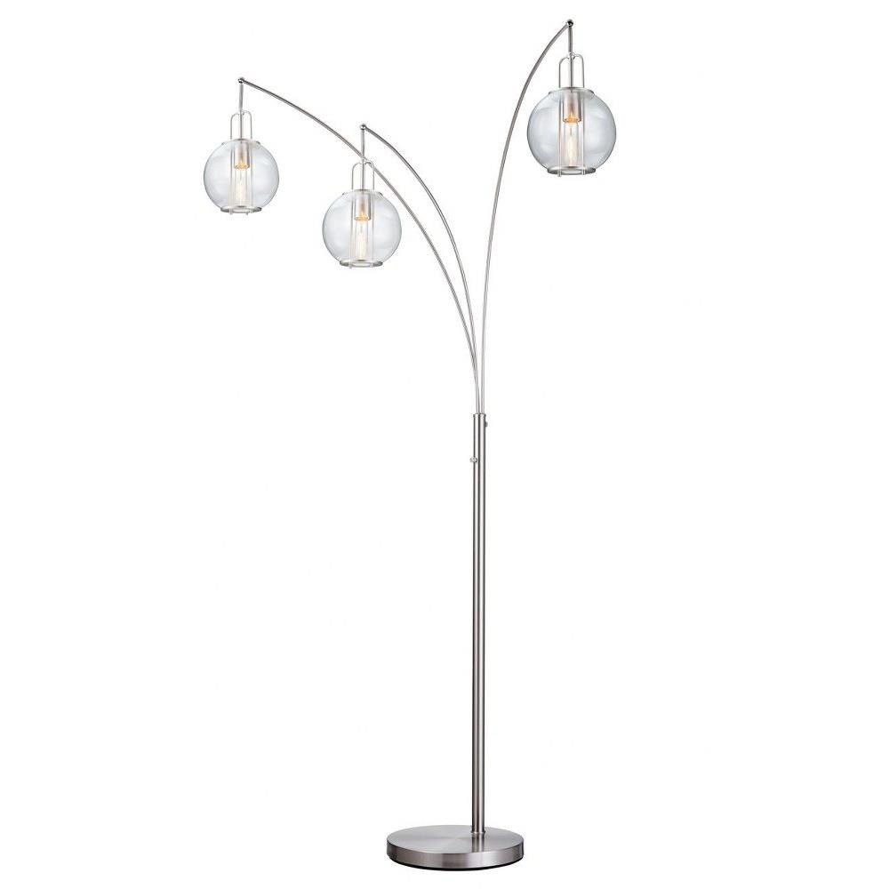 Lite Source - LS-83502 - Kaira - 3 Light Arch Floor Lamp-89 Inches Tall ...