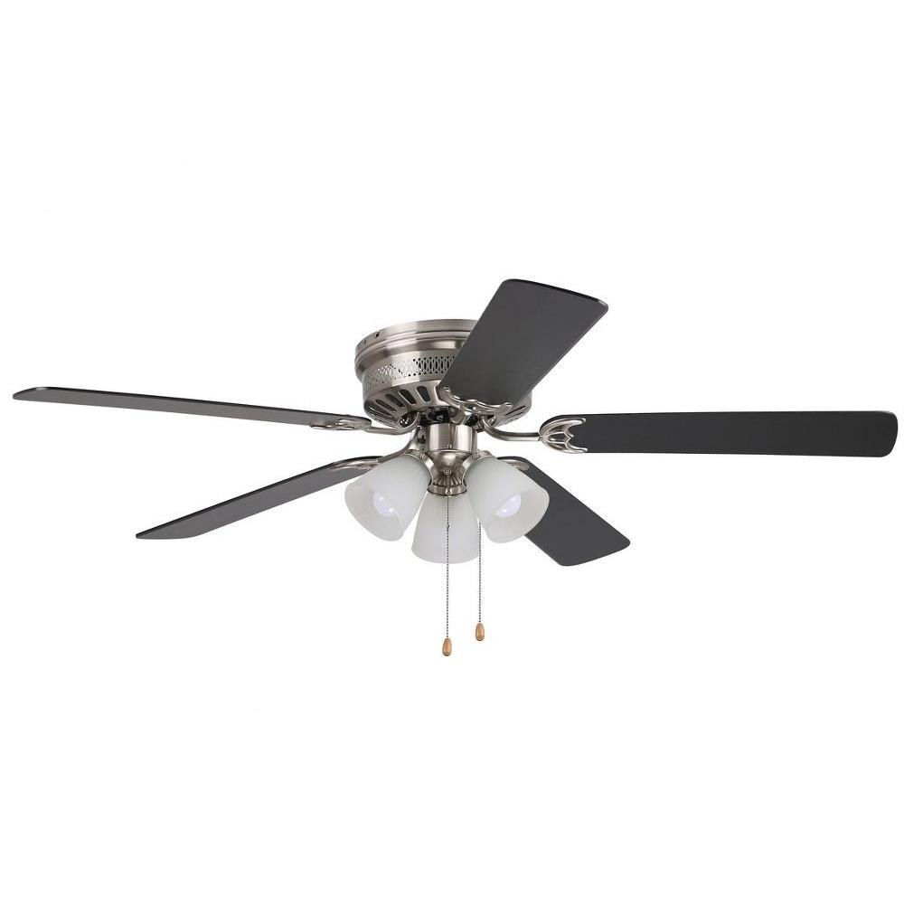 Litex - CC52SN5L3 - 5 Blade Ceiling Fan with Light Kit-12 Inches Tall ...
