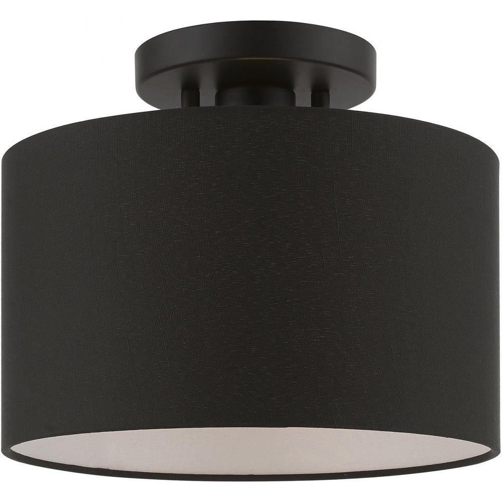 Livex Lighting - 45662-04 - Bainbridge - 1 Light Small Semi-Flush Mount ...
