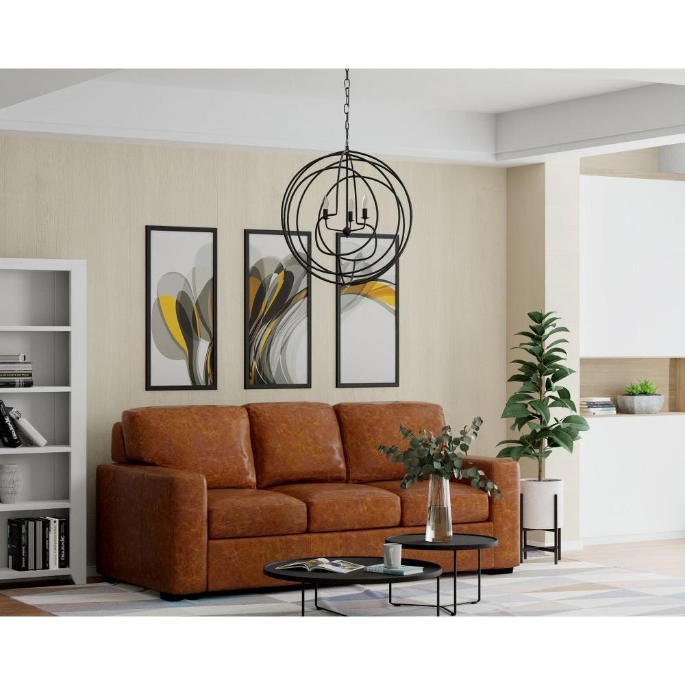 Lumanity - 9000-2005 - Conduit - 3 Light Orb Chandelier In Industrial ...