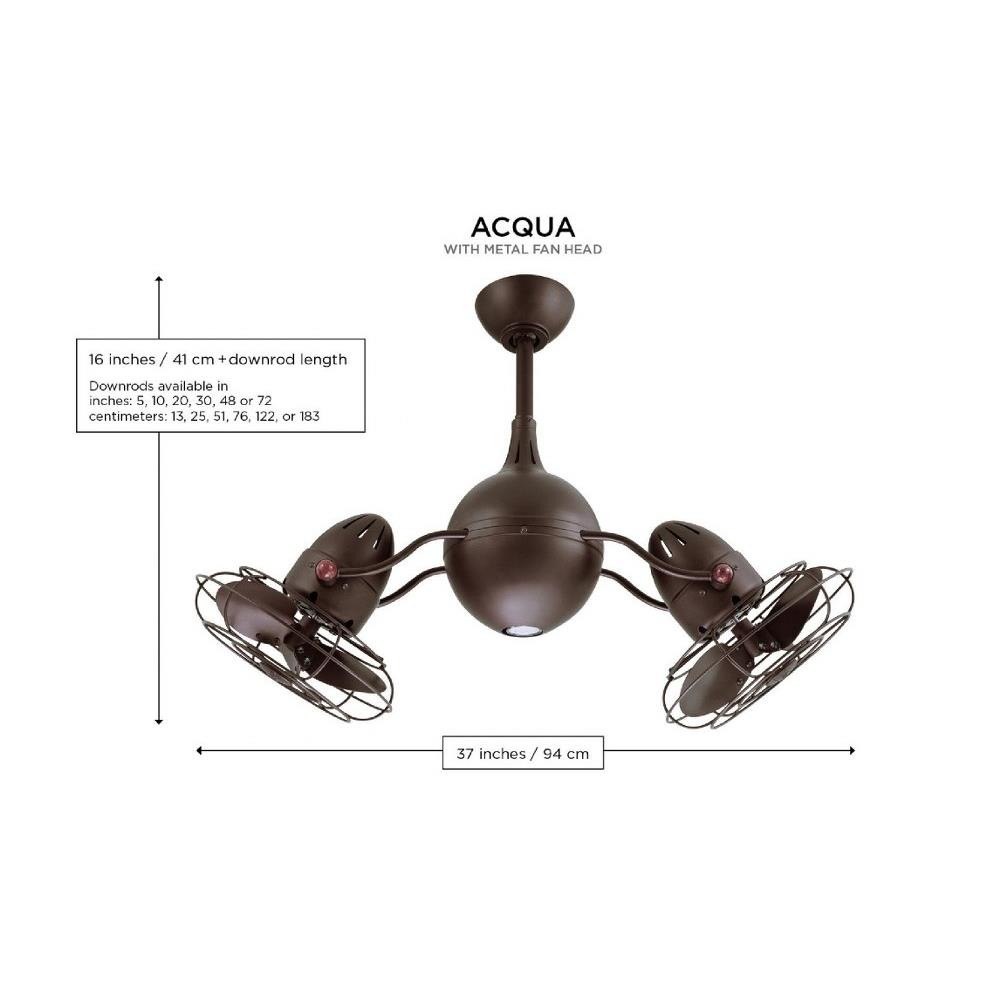Matthews Fans - AQ - Acqua Rotational Ceiling Fan in Contemporary and ...