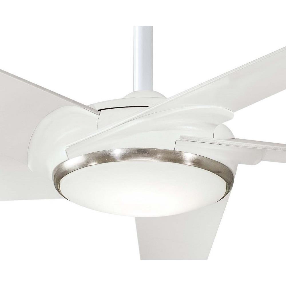 Minka Aire Fans - F617L-WHF - Raptor - 5 Blade Ceiling Fan with Light ...