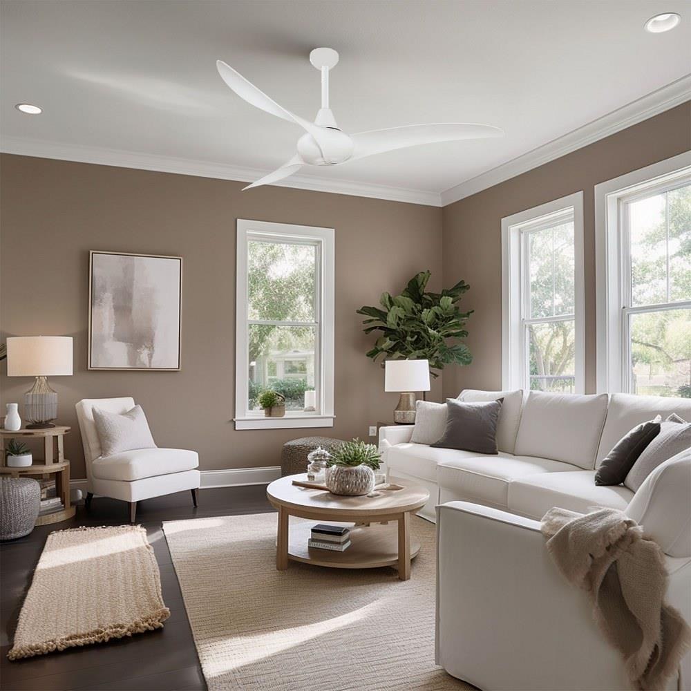 Minka Aire Fans - F843 - Wave - Ceiling Fan in Contemporary Style - 12. ...
