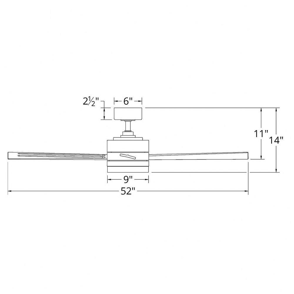 Modern Forms - FR-W1801-52L - Wynd-52 Inch 5-Blade Ceiling Fan with LED ...