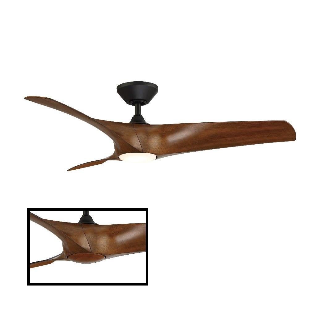Modern Forms - FR-W2006-52L - Zephyr-52 Inch 3 Blade Ceiling Fan with ...