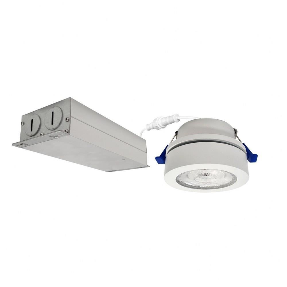 Nora Lighting - NM-4 - NMW Series - 14W LED 4 Inches M-Wave Can-less Adjustable Downlight-2.38 ...